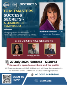 Home Page - District 5 Toastmasters