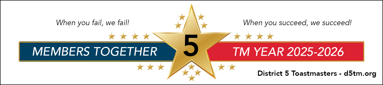 Home Page - District 5 Toastmasters