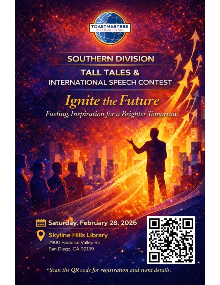 SOUTHERN DIVISION CONTESTS - District 5 Toastmasters
